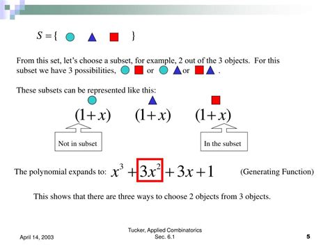 Ppt Chapter 61 Generating Functions Powerpoint Presentation Free