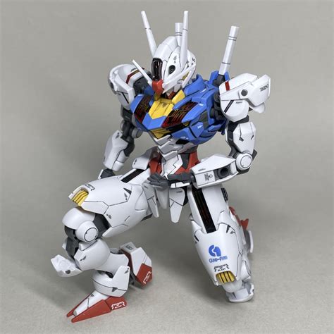 1144 Hgガンダムエアリアル 株式会社ガンダム仕様（部分塗装）｜akiさんのガンプラ作品｜gunsta（ガンスタ）