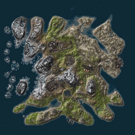 Карта Procedural Map Rust