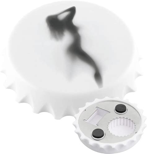 Amazon Com Bottle Opener Fridge Magnet Black And White The Shadow Of Sexy Woman Nude Naked