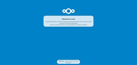 Maintenance Page Has No Background After Updating To NC 28 Right