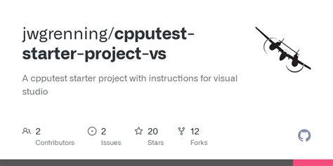 github jwgrenning cpputest starter project vs a cpputest starter