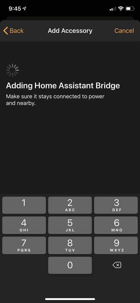 Homekit Will Not Add Bridge R Homeassistant