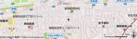 東京都中野区弥生町2丁目17 3の地図 住所一覧検索｜地図マピオン