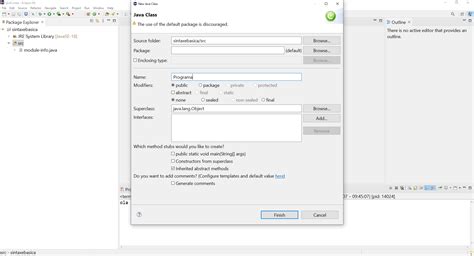 Dúvida Eclipse Força A Criação De Novo Pacote Nomeado Java Jre E Jdk Compile E Execute O