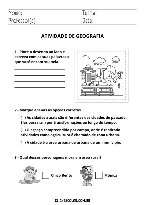 Atividades De Geografia Avaliacao De Geografia Atividades Com Mapas