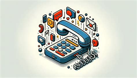 3d Flat Icon As Doodle Line Icon Of A Phone Concept As A Doodle Line Icon Of A Phone Symbolizing