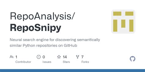 Github Repoanalysisreposnipy Neural Search Engine For Discovering