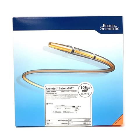 new boston scienfitic 114610 001 angiojet zelante dvt thrombectomy set