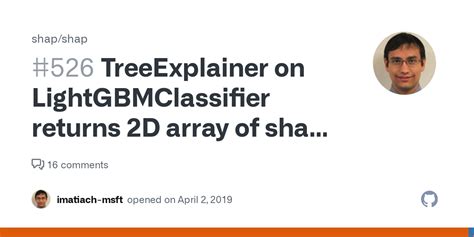 Treeexplainer On Lightgbmclassifier Returns 2d Array Of Shap Values In
