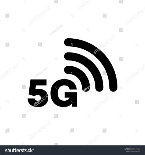 5g Icon Network Coverage Area Simple Stock Vector Royalty Free 1511147921 Shutterstock