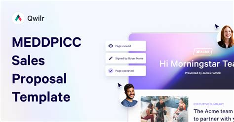 Meddpicc Proposal Template Close High Stakes Deals Qwilr