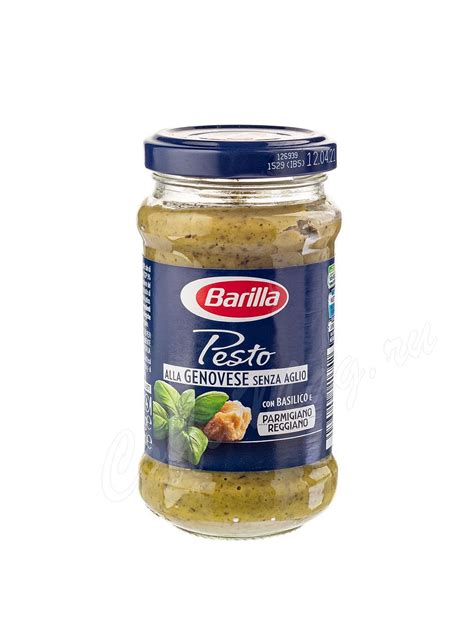 Barilla Соус-Песто Без чеснока (Sugo Pesto Genovese senza aglio) 190 г ...