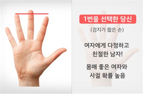 두번째 손가락이 긴 남자를 조심해야 하는 이유 연애의 과학