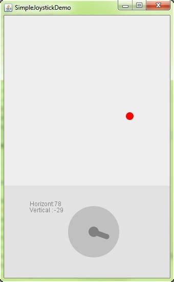Swing Java On Screen Virtual Joystick Control Stack Overflow
