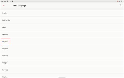 Setting Android Keyboard Settings EZEEPos Solution
