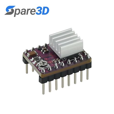 Tmc2208 V3 Stepper Motor Driver Module With Heatsink Spare3d Buy 3d Printer Cnc Accessories