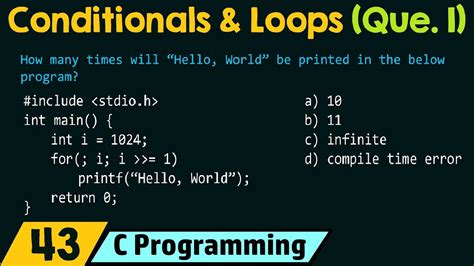 Understanding Loops In Programming How Many Times Will Hello World