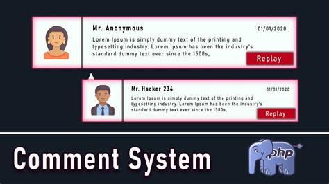 How To Create Real Time Comment And Replay System Using Php Jquery Ajax