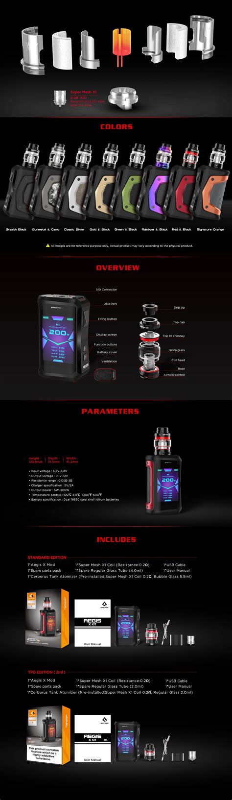Geekvape Aegis X Kit Uk Legion Of Vapers