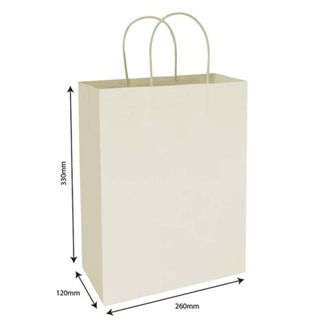 28x128x37cm Kraft Paper Bag With Rope Handle L Size T Bag Logo Printing — Store Age