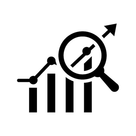 Premium Vector Search Analytics Icon