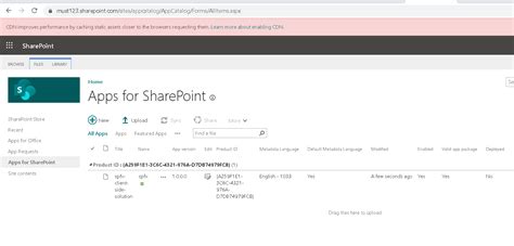 App Catalog Site Collection Is Not Taking Sppkg Microsoft Qanda