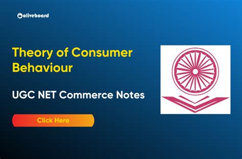 Theory Of Consumer Behaviour Ugc Net Commerce Notes