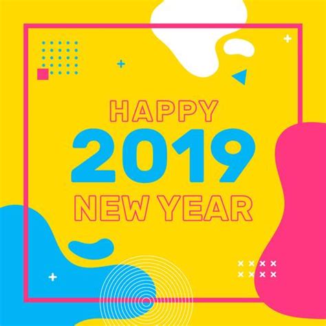 Happy New Year Instagram Post Vector Art At Vecteezy