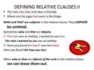 Defining Relative Clauses PPT