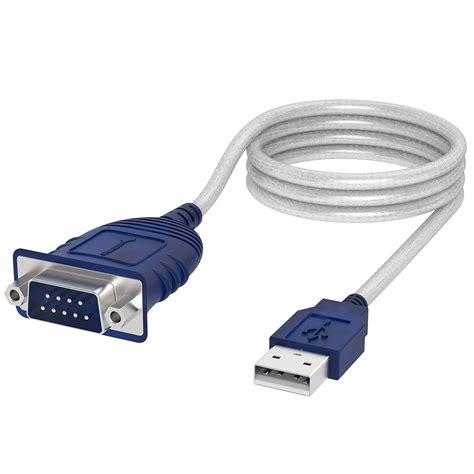 USB To DB9 Male Serial Port Adapter Prolific 6FT PL2303 Sabrent PC Cables Search