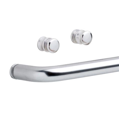 Delta Simplicity Handle With Knobs For Sliding Shower Or Bathtub Door In Chrome Sdbr011 Pc R