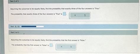 Solved True False Exam A Section Of An Exam Contains Four Chegg