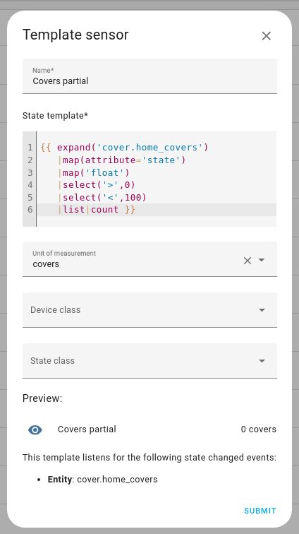 Template To Count Covers Partially Open Frontend Home Assistant Community