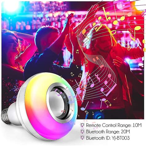 Music Led Light Bulb E Bluetooth Speaker Rgb Color Changing Light Bulb With Usb Port With