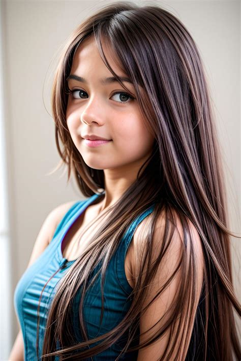 Красивая девушка В голубом платье С длинными волосами Позирует · бесплатная фотография от