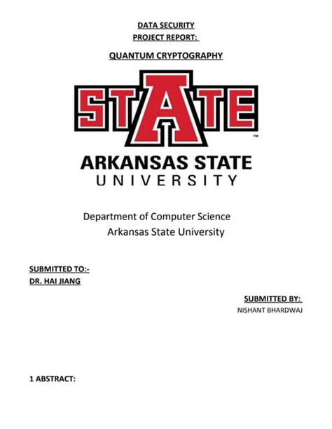Quantum Cryptography Presentation Pptx