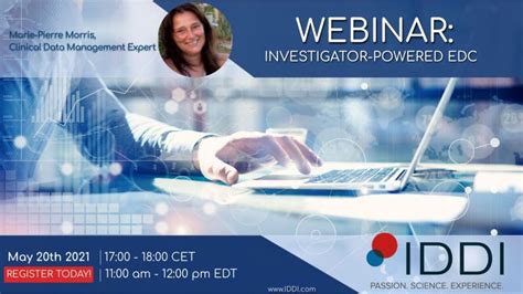 Iddi Regulatory Statistics And Clinical Data Science Experts On Linkedin Webinar Edc
