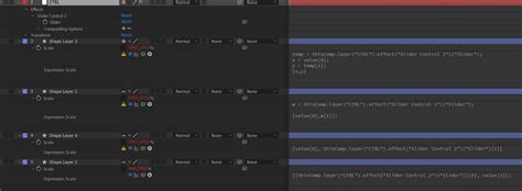 controlling y scaling with slider control r aftereffects