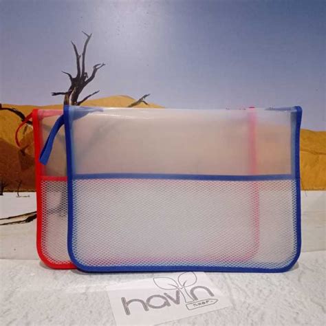 Map Zipper Jipper Sleting Seleting Bag Jaring Folio F4 Plastik Lazada Indonesia