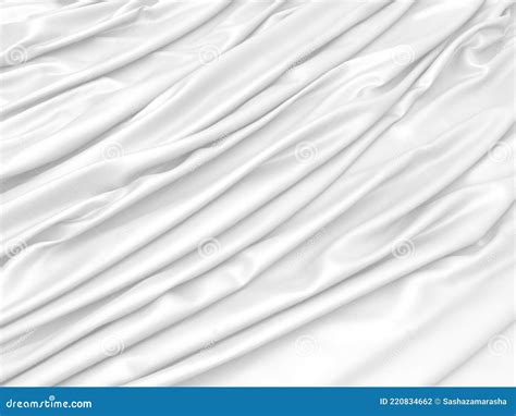 White Fabric Texture Background Luxury Cloth Background Stock