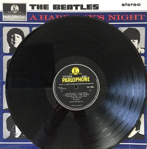 The Beatles A Hard Days Night Vinyl Etsy