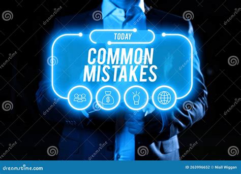 writing displaying text common mistakes business overview actions that