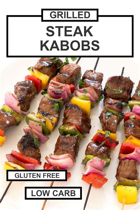 Steak Kabobs Keto And Gf Chef Savvy Recipe Steak Kabobs Steak