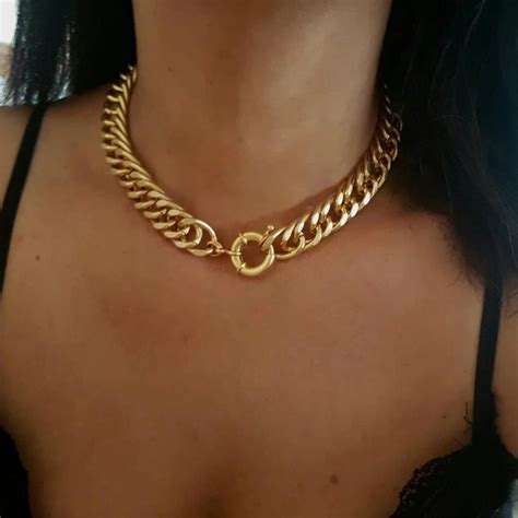 Wholesale Womens Cuban Link Chain Choker