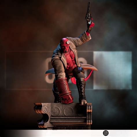 1333 Hellboy Stl 3d Print Files My Stl