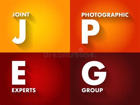 Jpeg Joint Photographic Experts Group Is An Group Of Experts That Develops And Maintains