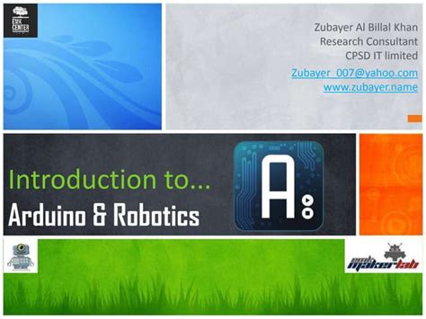 Introduction To Arduino And Robotics Pptx Computer Peripherals
