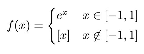 Equations Trying To Write A Piecewise Function TeX LaTeX Stack Exchange