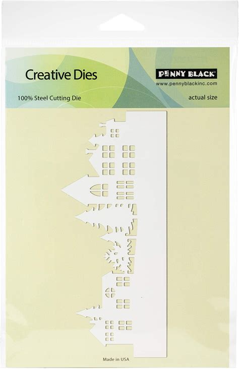 Penny Black Neighborhood Border Steel Dierdd21